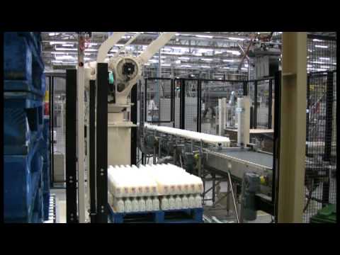 OCME - Pegasus robot palletising system for Cussons - YouTube