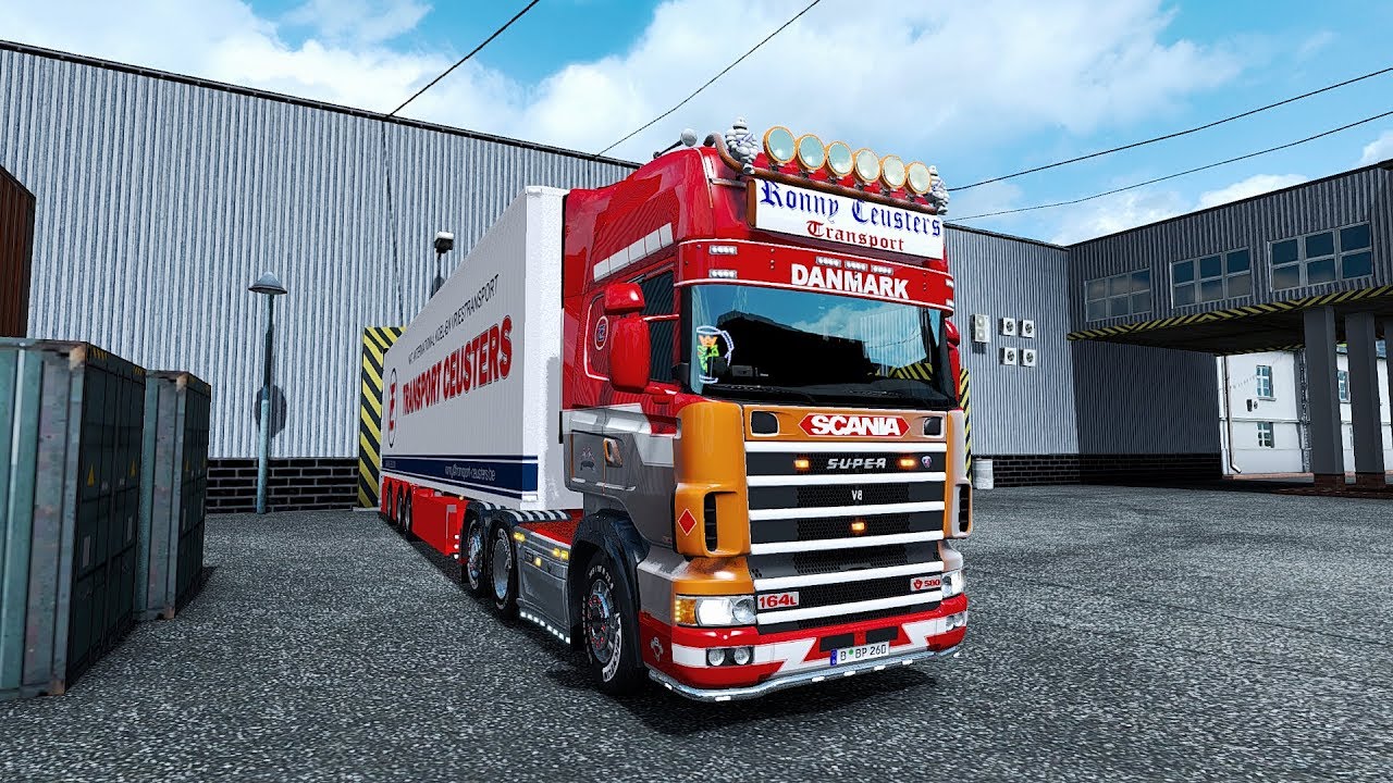 ETS 2 Ronny Ceusters Scania 4 Series - YouTube