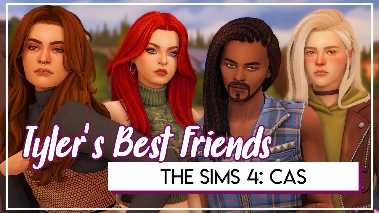 Introducing Tyler's Best Friends 🎸 The Sims 4 Speed CAS - YouTube