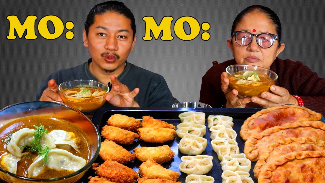 KFC Momo, Jhol momo, Open Momo, Syaphale Mukbang @HimaLiFoodie - YouTube