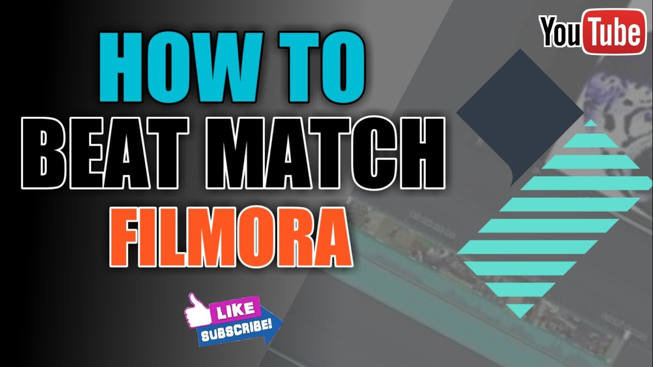 Filmora VFX Tutorial 2nd Video How To Match Video Orr Audio Easy Steps ...
