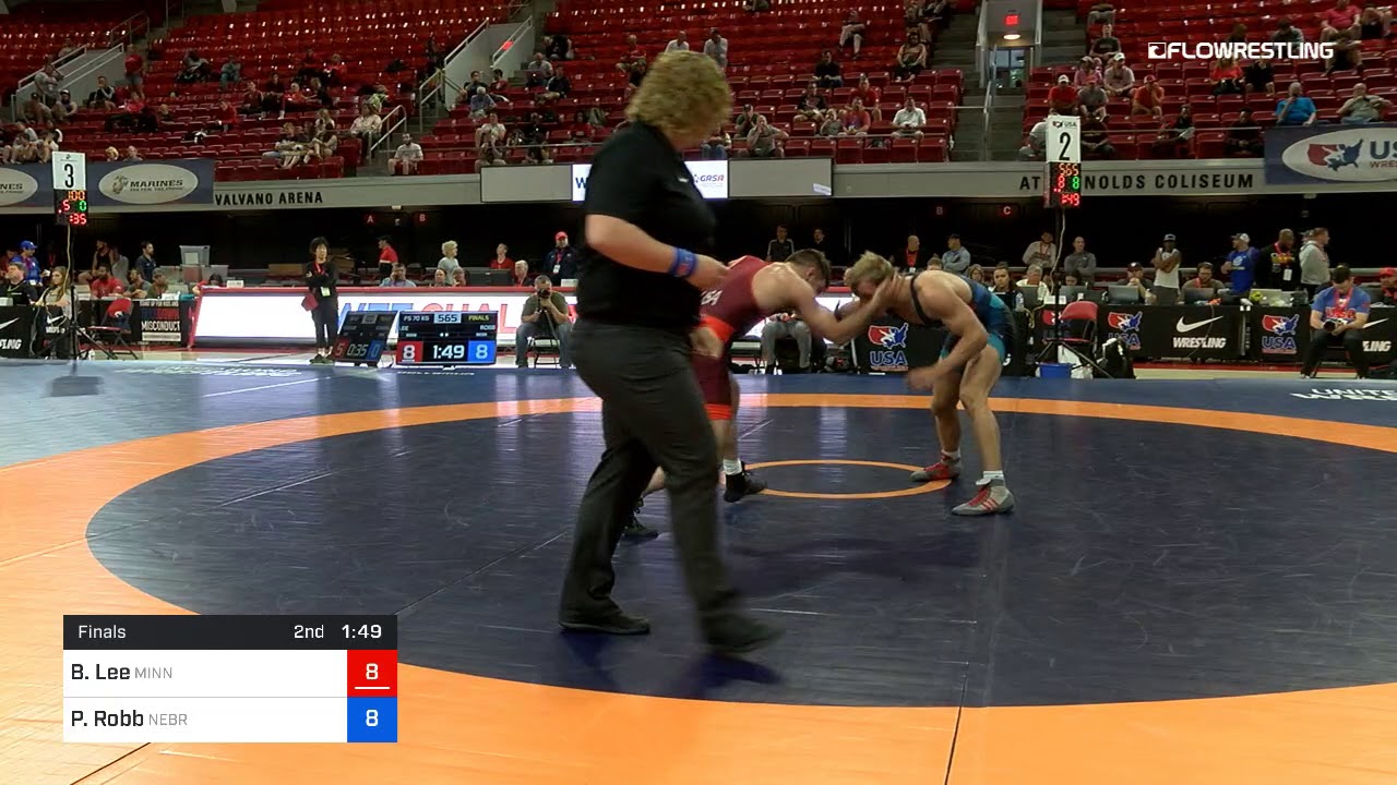 70 Kg Final Brayton Lee Minnesota Regional Training Center Vs Peyton ...