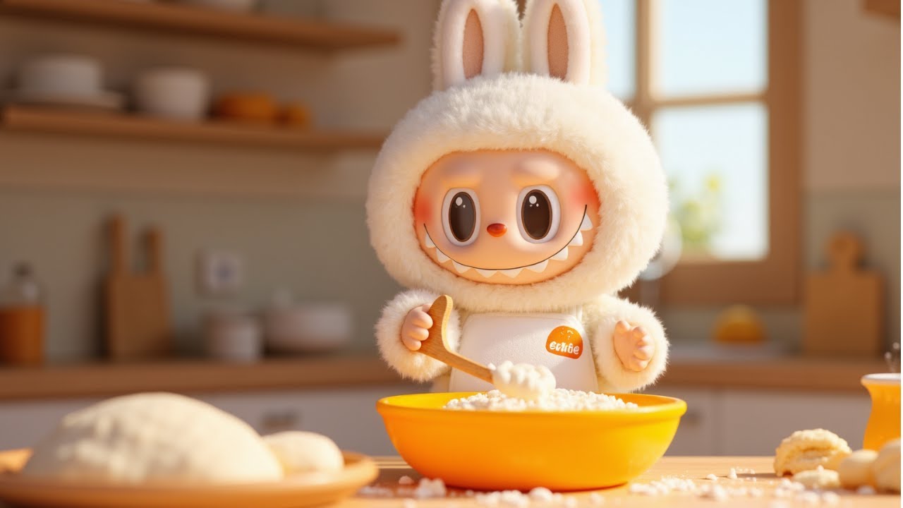 Labubu Lucu Memasak Pizza I Labubu Lucu Memasak I Efabe Kids - YouTube