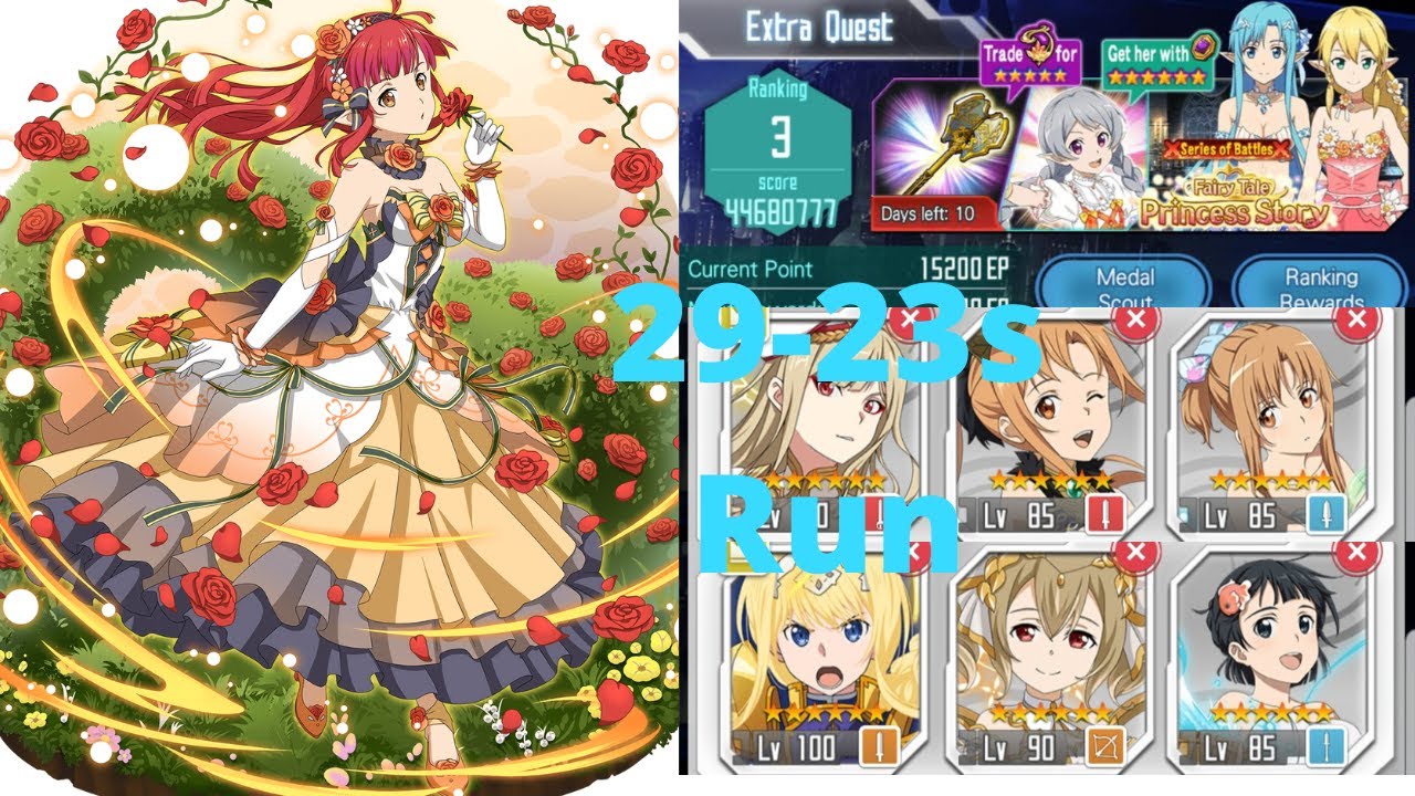 [SAO MD] Fairy Tale Princess Story 29-23s - R4 + 1 R5 (NO NEW UNIT ...