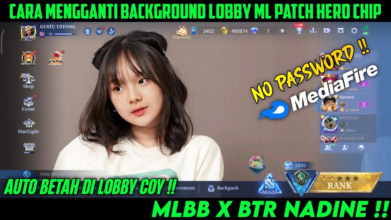 Background Lobby Mobile Legends BTR Nadine Terbaru 2024 - Cara ...