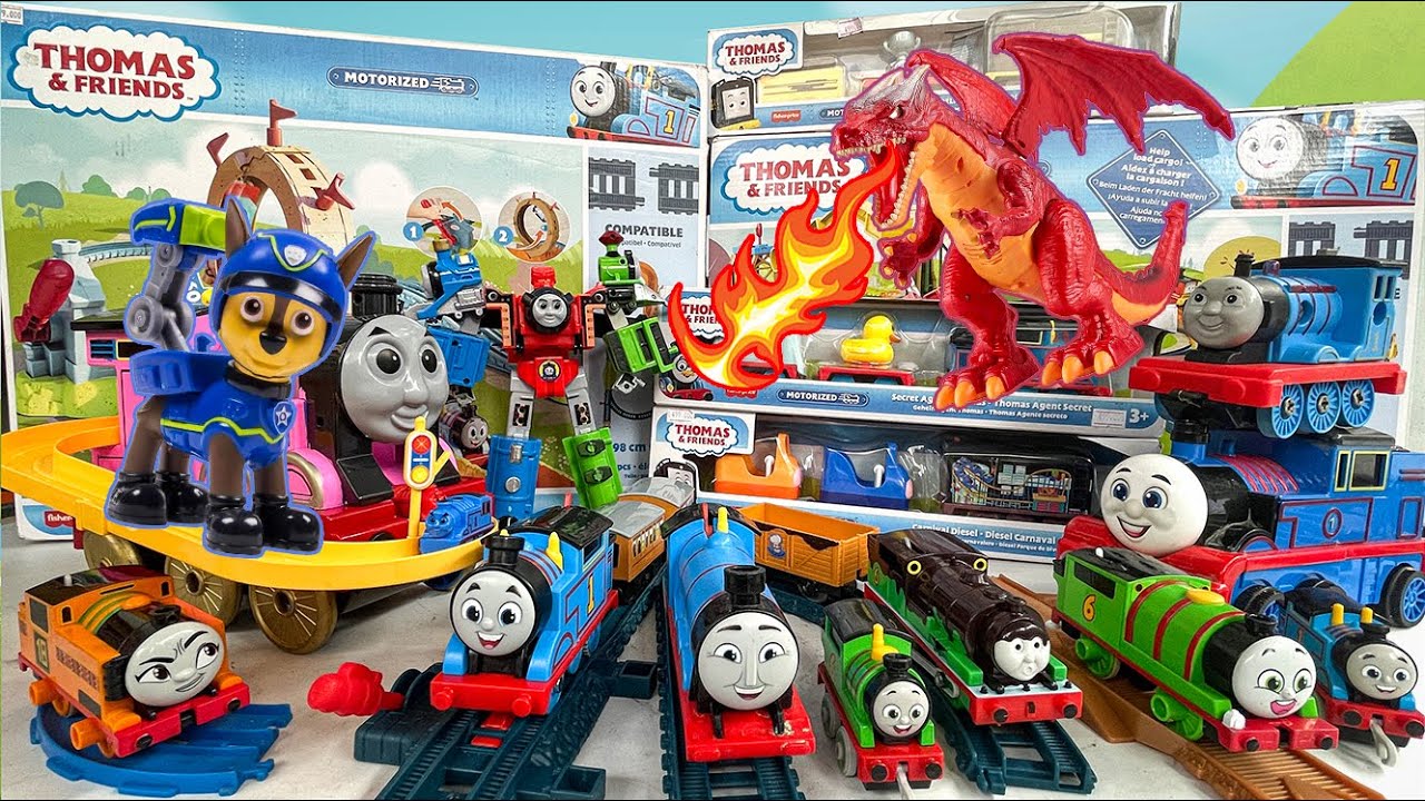 Thomas and friends are rescued and maintained from the Dragon attrack ...