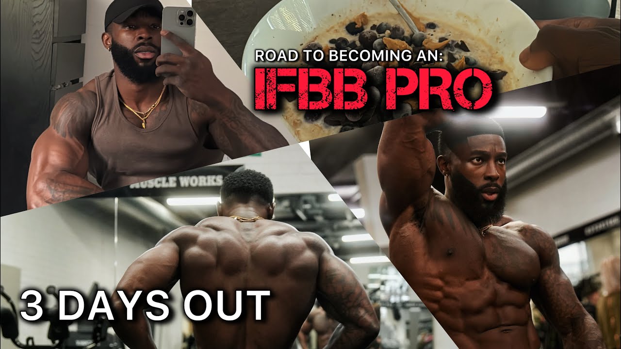 Road To Becoming An IFBB Pro: 3 Days Out - Last session in the UK ...