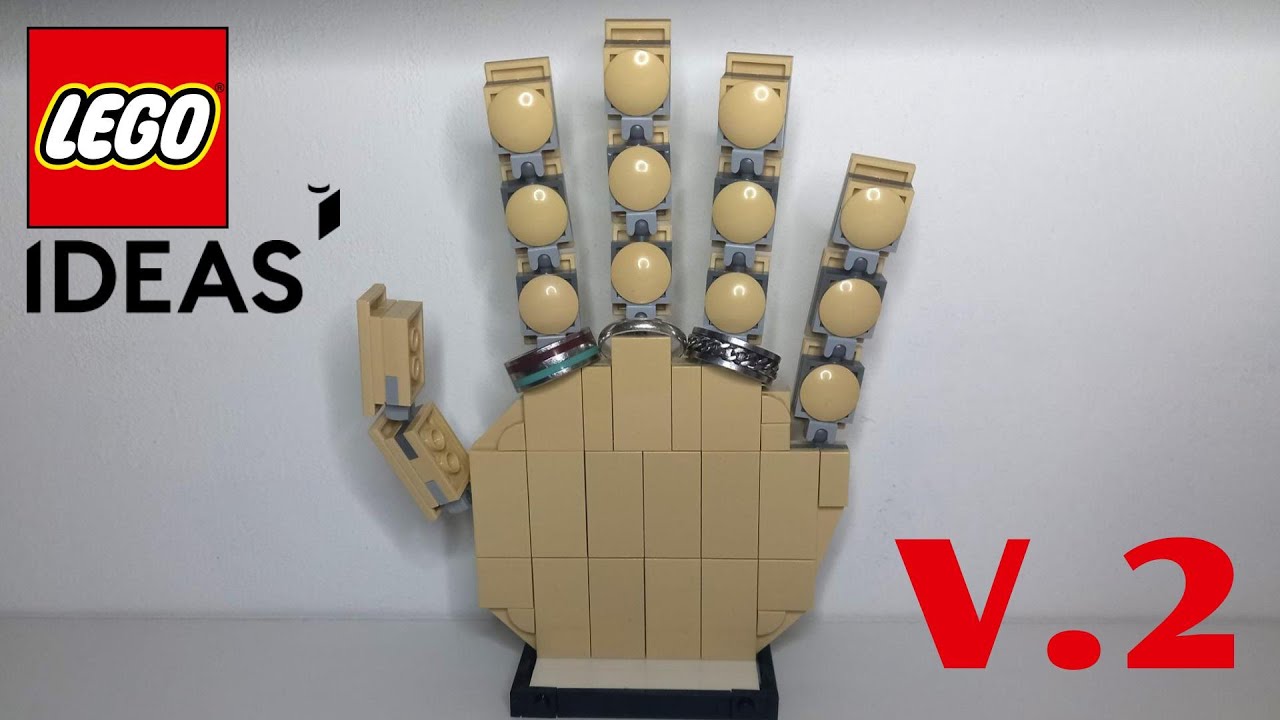 LEGO Ideas Mannequin Hand Updated & Improved For V2 - YouTube