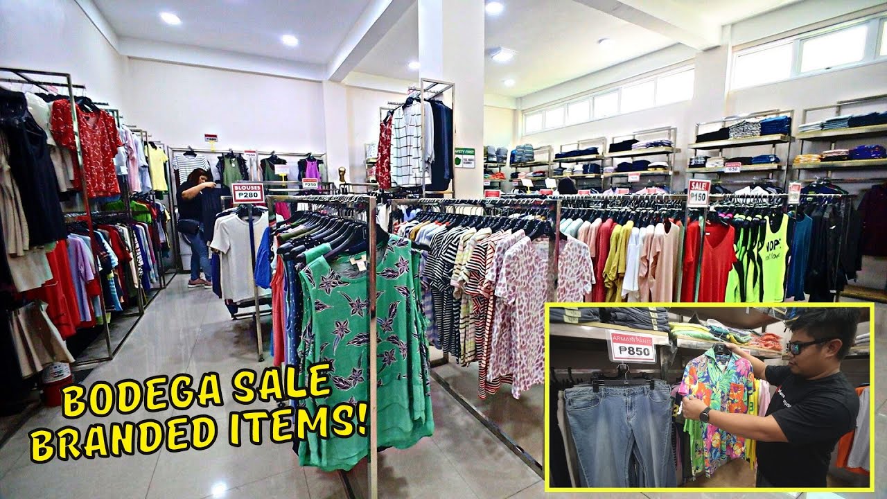 BRANDS & BEYOND: Bodega Sale ng mga Branded Items in Angeles CIty - YouTube