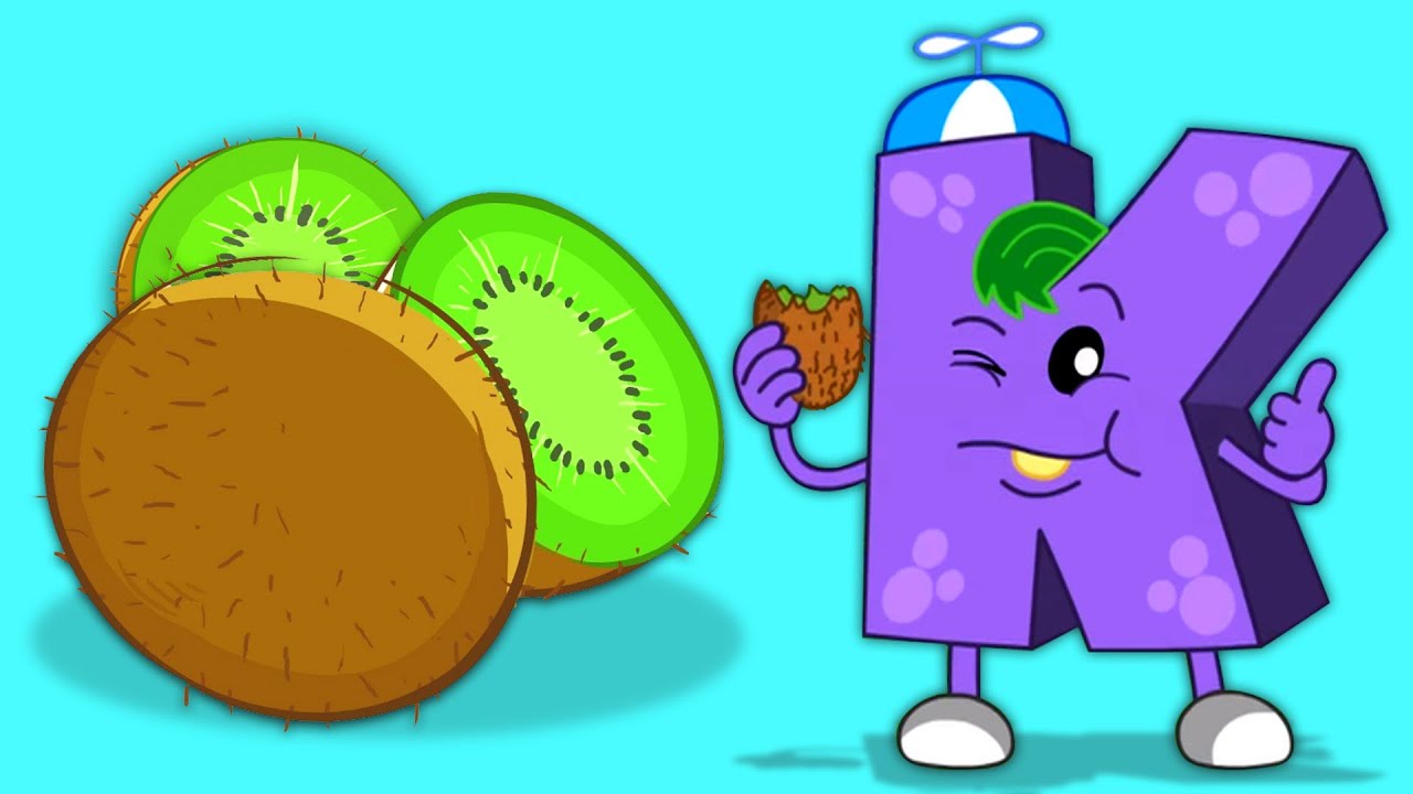 Monster K Loves Kiwi | Learn English Alphabet | ABC Monsters - YouTube