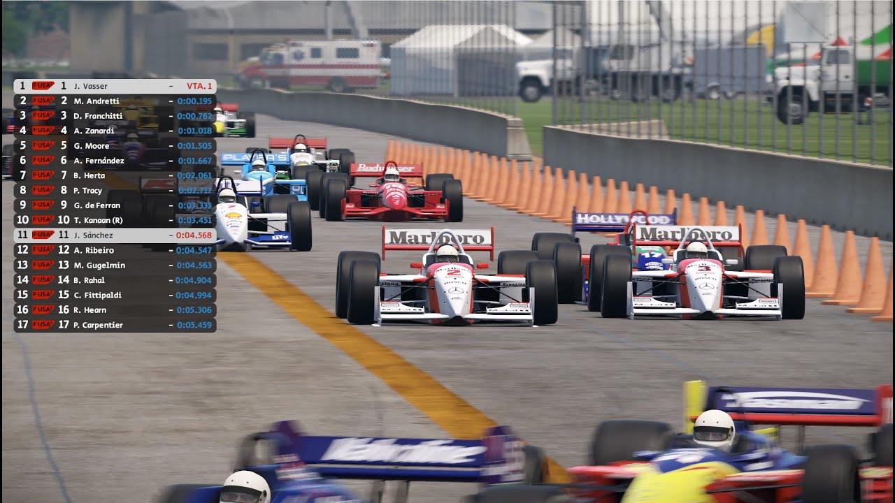 AMS2 Cleveland GP Penske PC-27 Mercedes (Lola T98/00 Ford–Cosworth ...