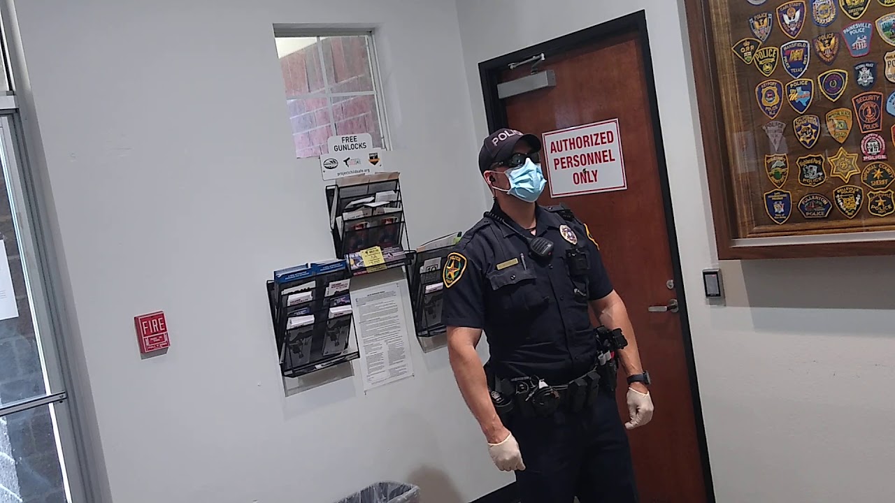 Inside pantego Police department - YouTube