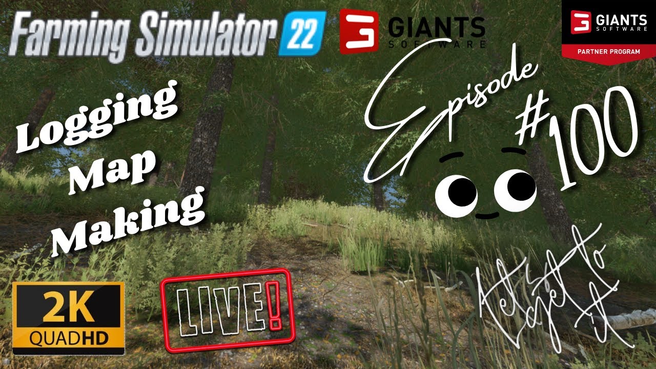 Farming simulator 22 Forestry AKA Logging map making, roads, forest ...