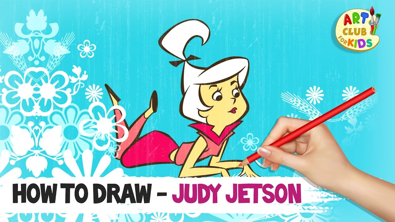 How to draw Judy Jetson | The Jetsons | Cartoon Network | Art Club for ...