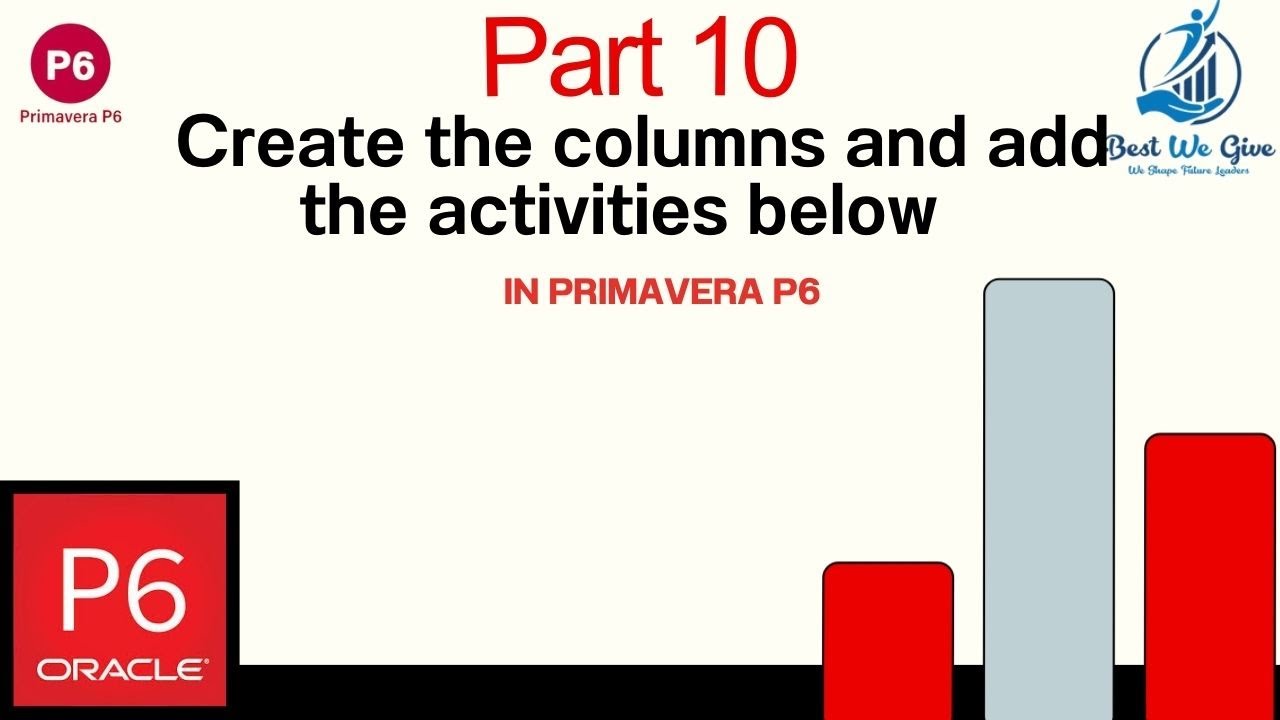 How to Adding activity columns in primavera P6 - YouTube
