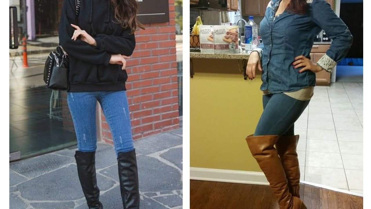 Cute Knee High Boots For Women Thanksforwatching Youtube