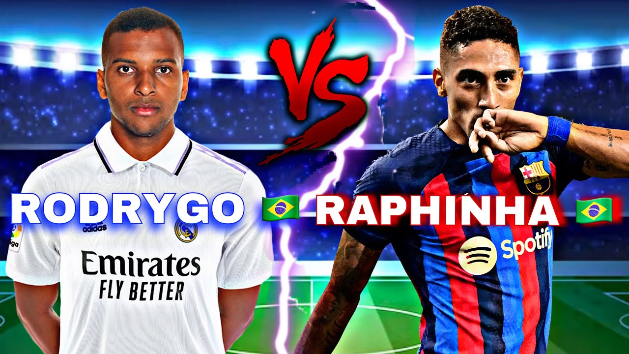 Qui est le MEILLEUR entre Rodrygo et Raphinha ? - YouTube
