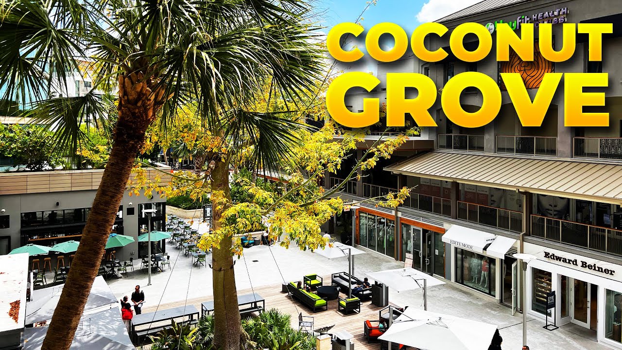 Miami LIVE Exploring Coconut Grove on Wednesday Afternoon (April 20 ...