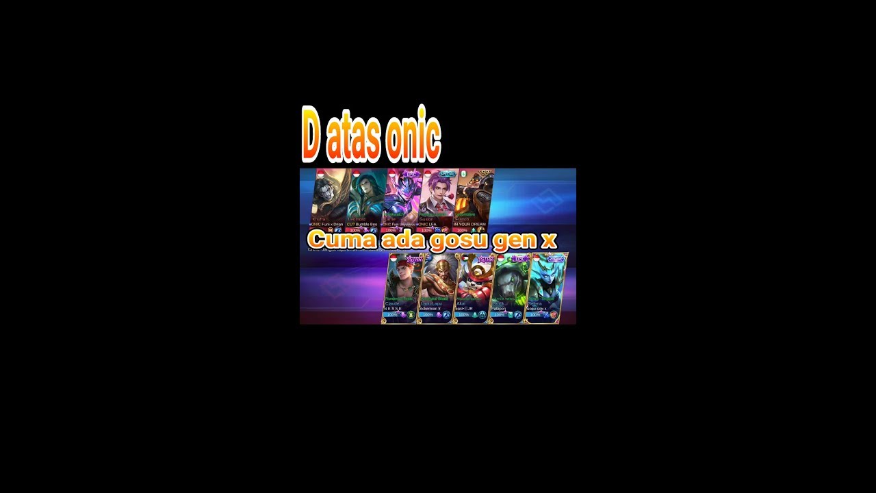 Di atas onic masih ada gosu gen x game play Selena gosu gen x - YouTube