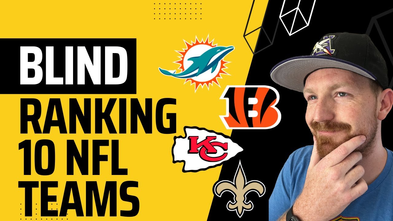 Blind Ranking 10 NFL Teams! #nfl #nflfootball - YouTube