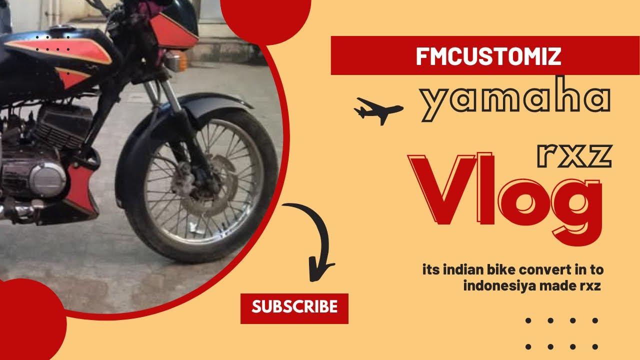 Yamaha rxz (1998 ) restore like indonesiya’s - YouTube