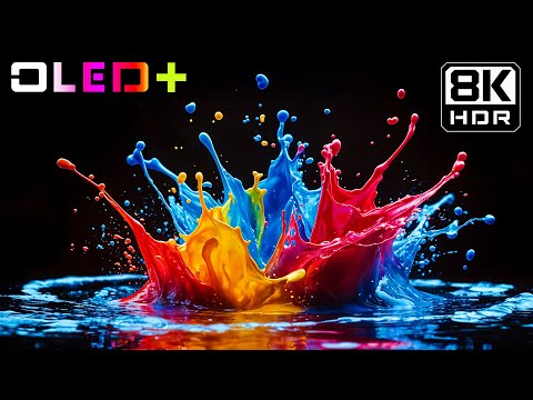 BEST OLED TEST - Captivating Color Paint in 8K HDR | Dolby Vision™