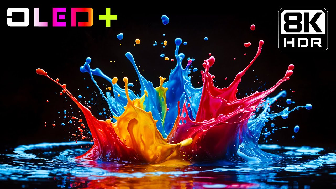 BEST OLED TEST - Captivating Color Paint in 8K HDR | Dolby Vision ...