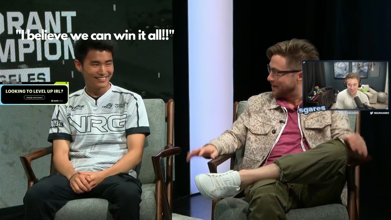 Ex 100T coach Sean Geres reacts to NRG s0m's post match interview after ...