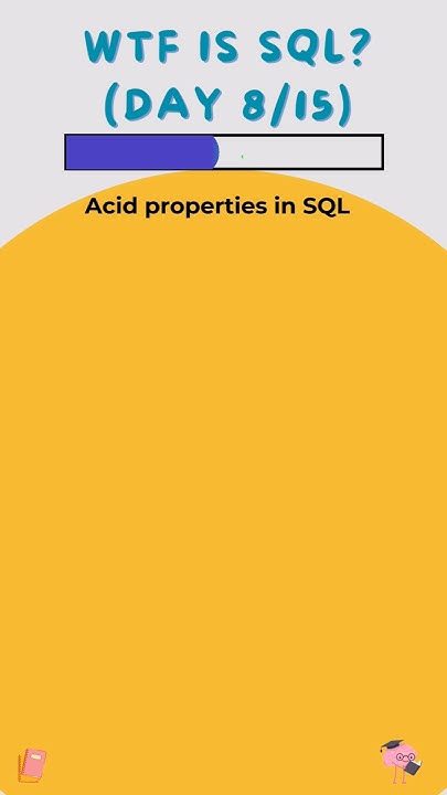 ACID in SQL #sql #database - YouTube