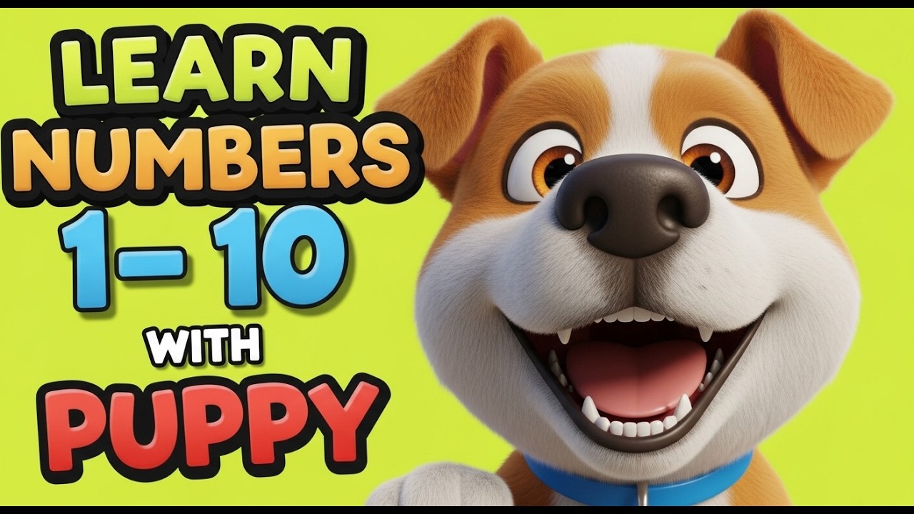 “Learn Numbers 1–10 with Puppy | Fun & Magical Counting Adventure for ...