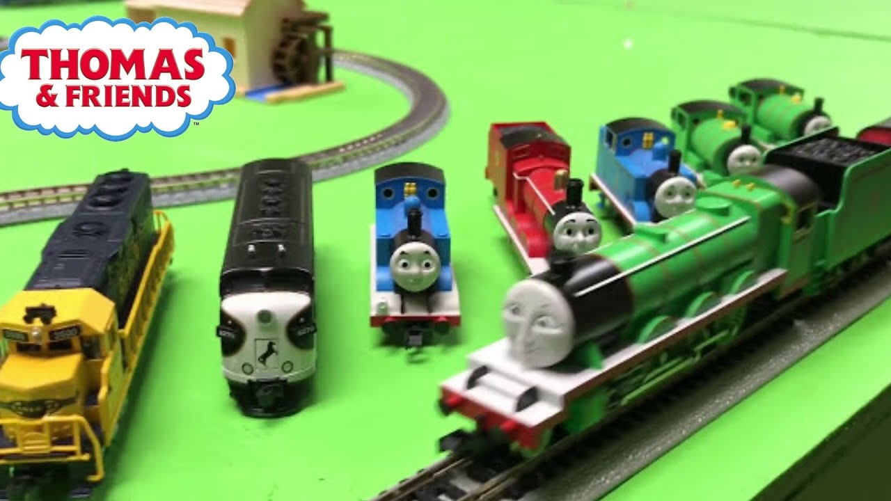 Henry and the Long Freight Train - Thomas And Friends N Scale - YouTube