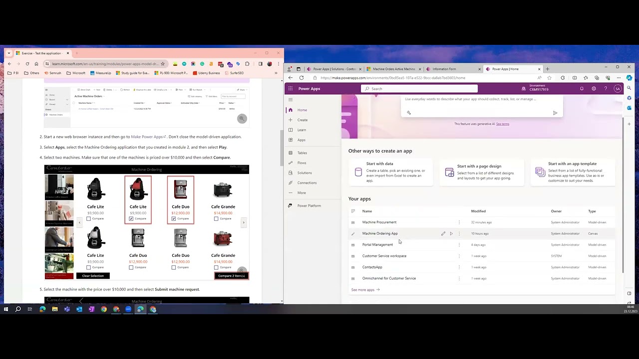 App in a Day Part 7 Contoso Coffee Machine Ordering App - Business ...