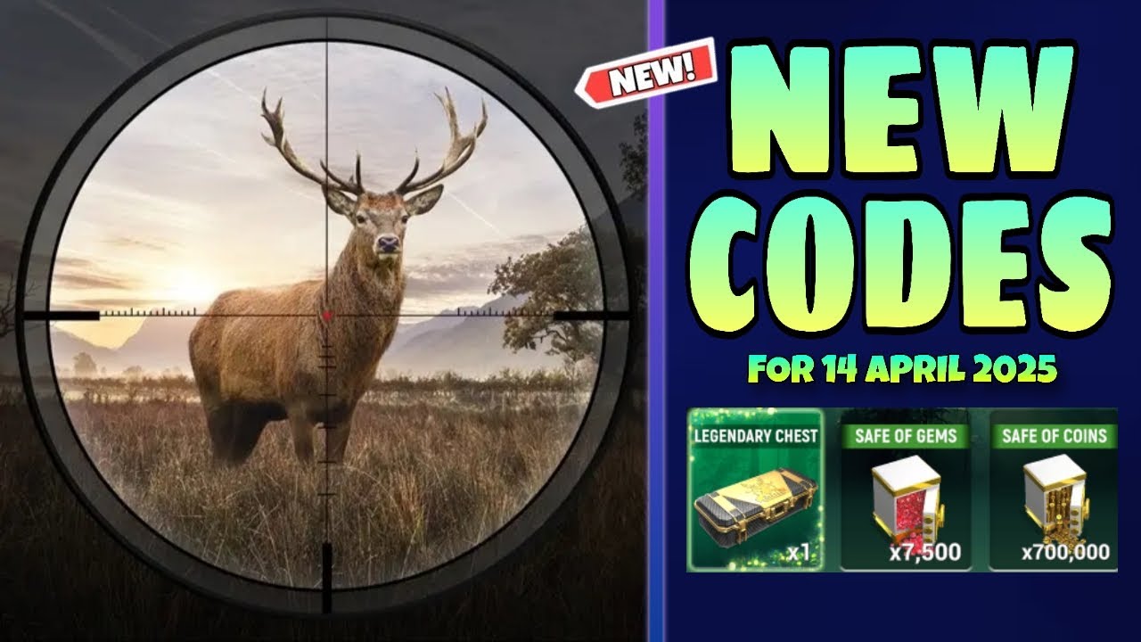 *New* Hunting Sniper Codes 14 April 2025 || Hunting Sniper Redeem Codes - YouTube