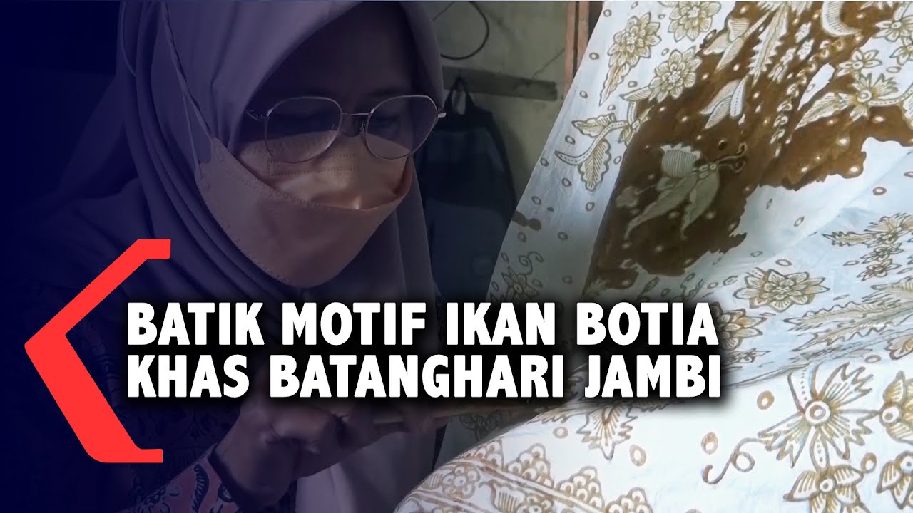 Batik Motif Ikan Botia Khas Batanghari Jambi - YouTube