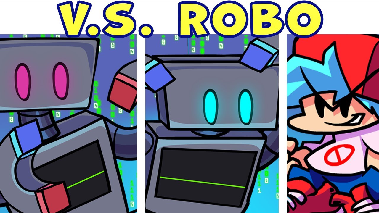 Friday Night Funkin': V.S. ROBO Full Week + Cutscenes [FNF Mod/Hard ...