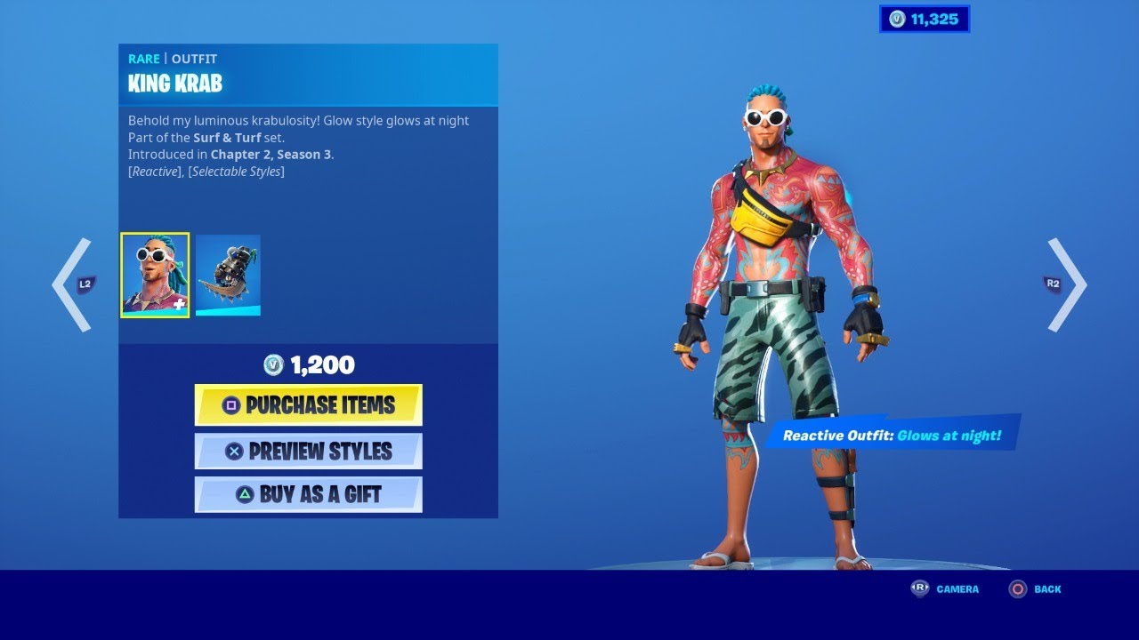 KING KRAB SKIN *NEW* Fortnite Item Shop UPDATE Now August 10 2020 ...