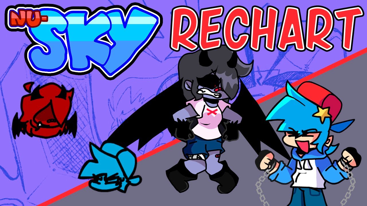 FNF CHAINLOCK RECHART (VS NUSKY) - YouTube
