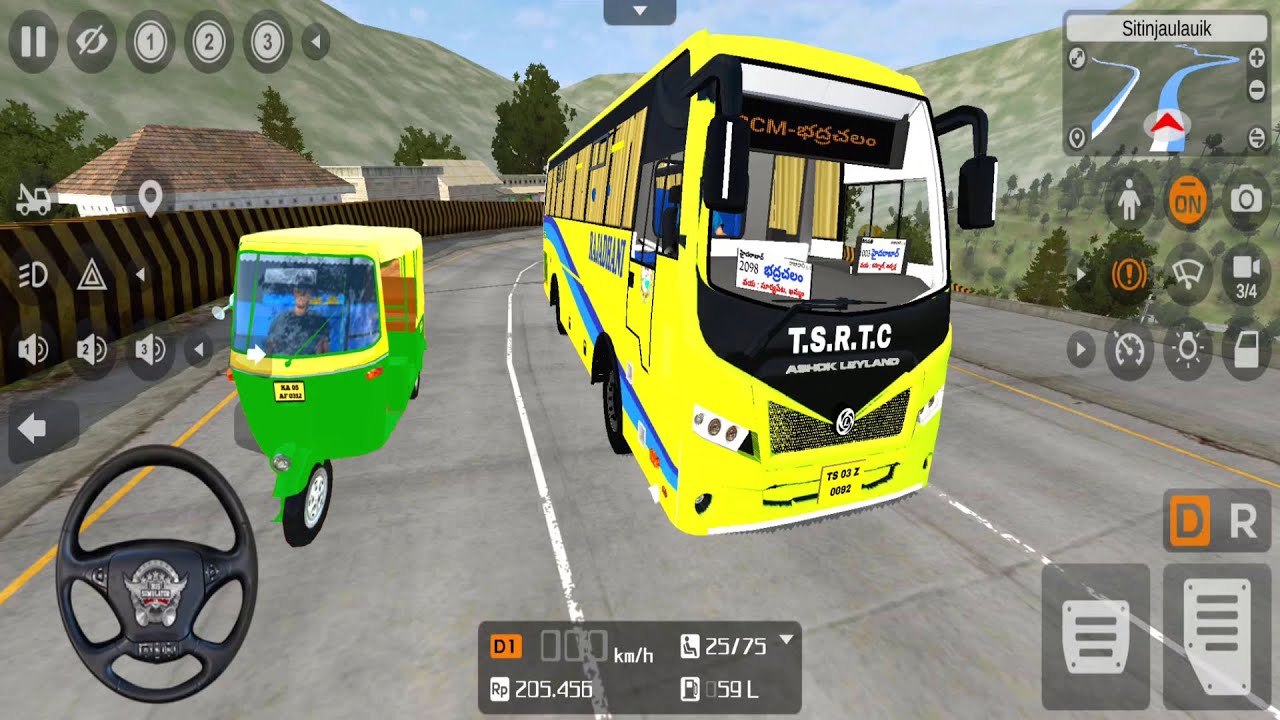 Download TSRTC RAJDHANI BUS MOD | BUSSID New Mod - Bus Simulator ...