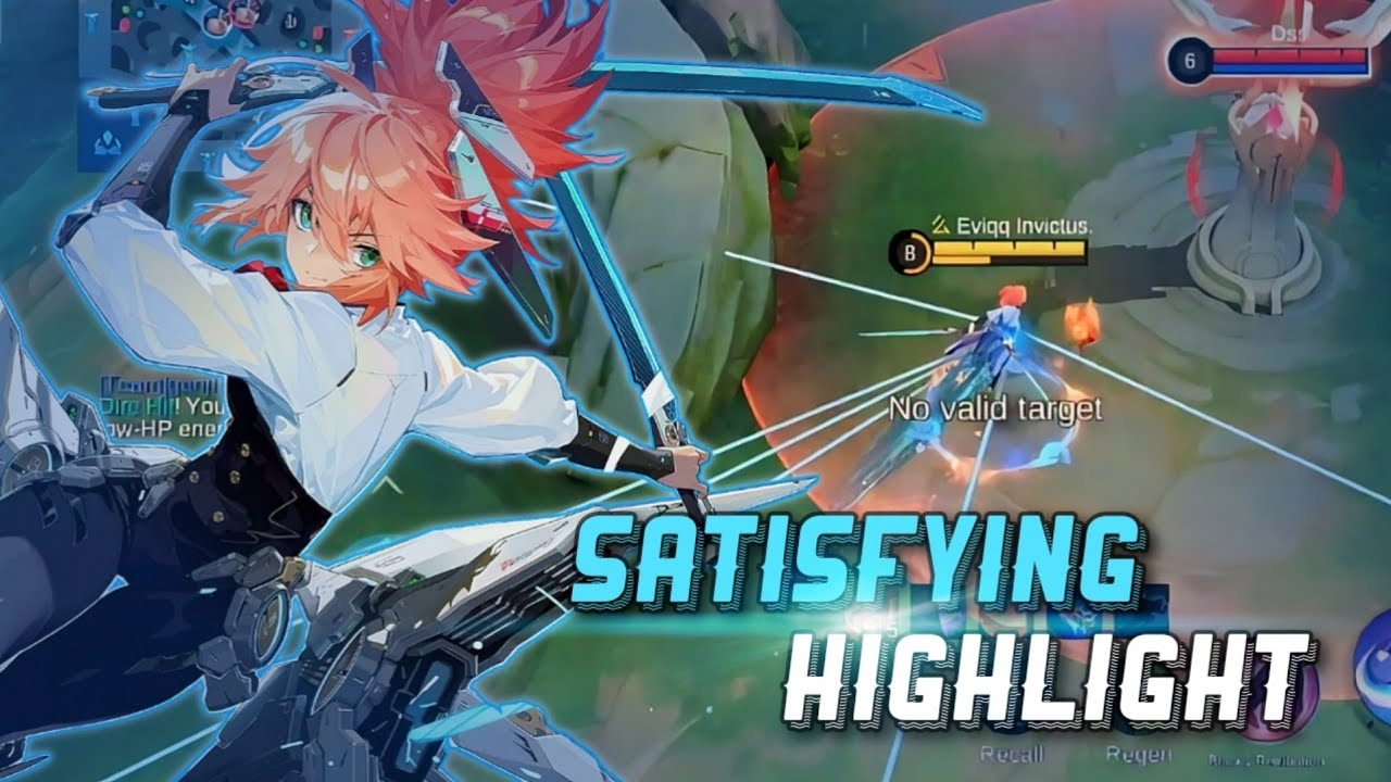 STRAIGHT CABLE AND SATISFYING HIGHLIGHT FANNY MONTAGE !i MLBB - YouTube