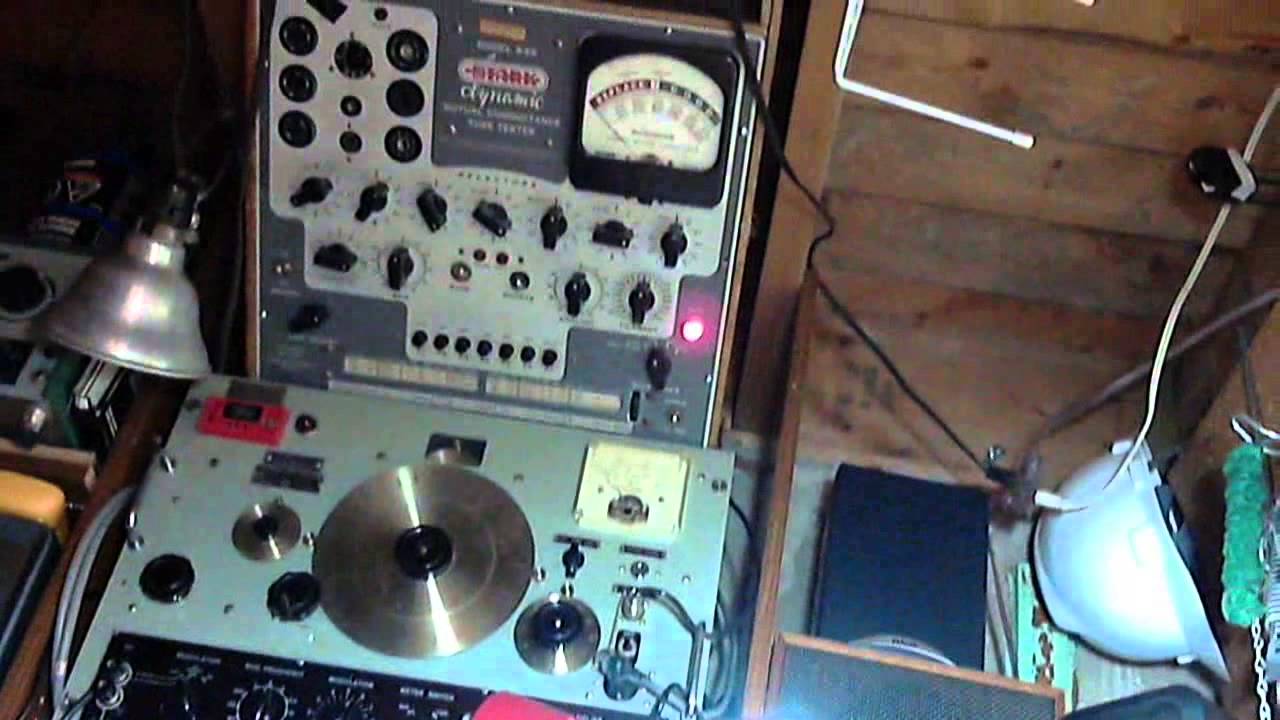 Simplex Antique Vacuum Tube Radio Video #19 - Magic Eye and Tricky ...