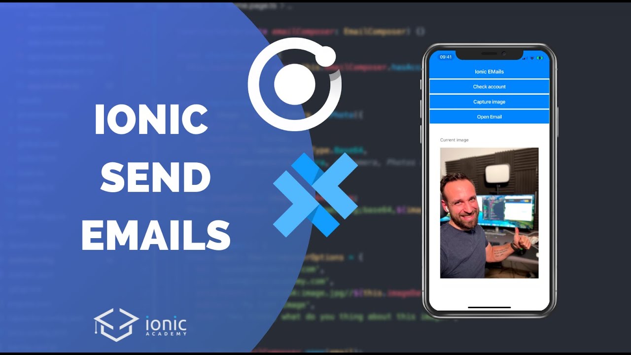 How to send Emails with Ionic using Capacitor - YouTube