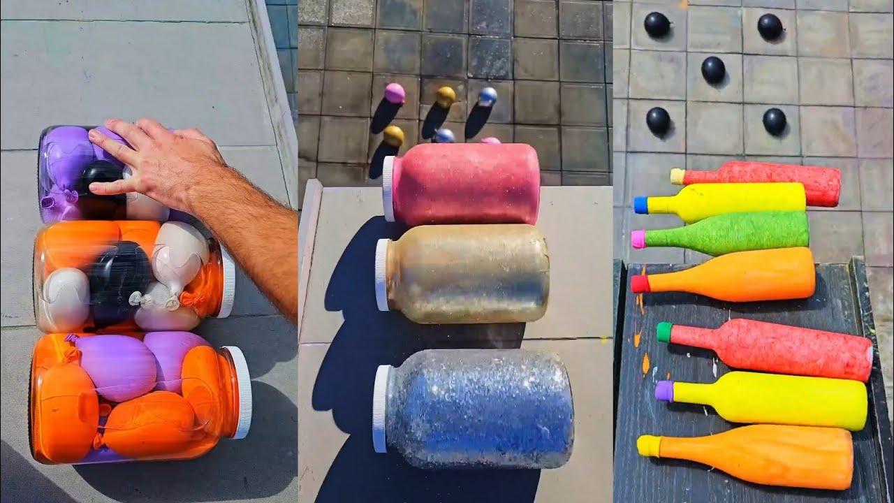 Breaking Glass Bottles | Breaking glass bottles 1 hour | Smash things ...