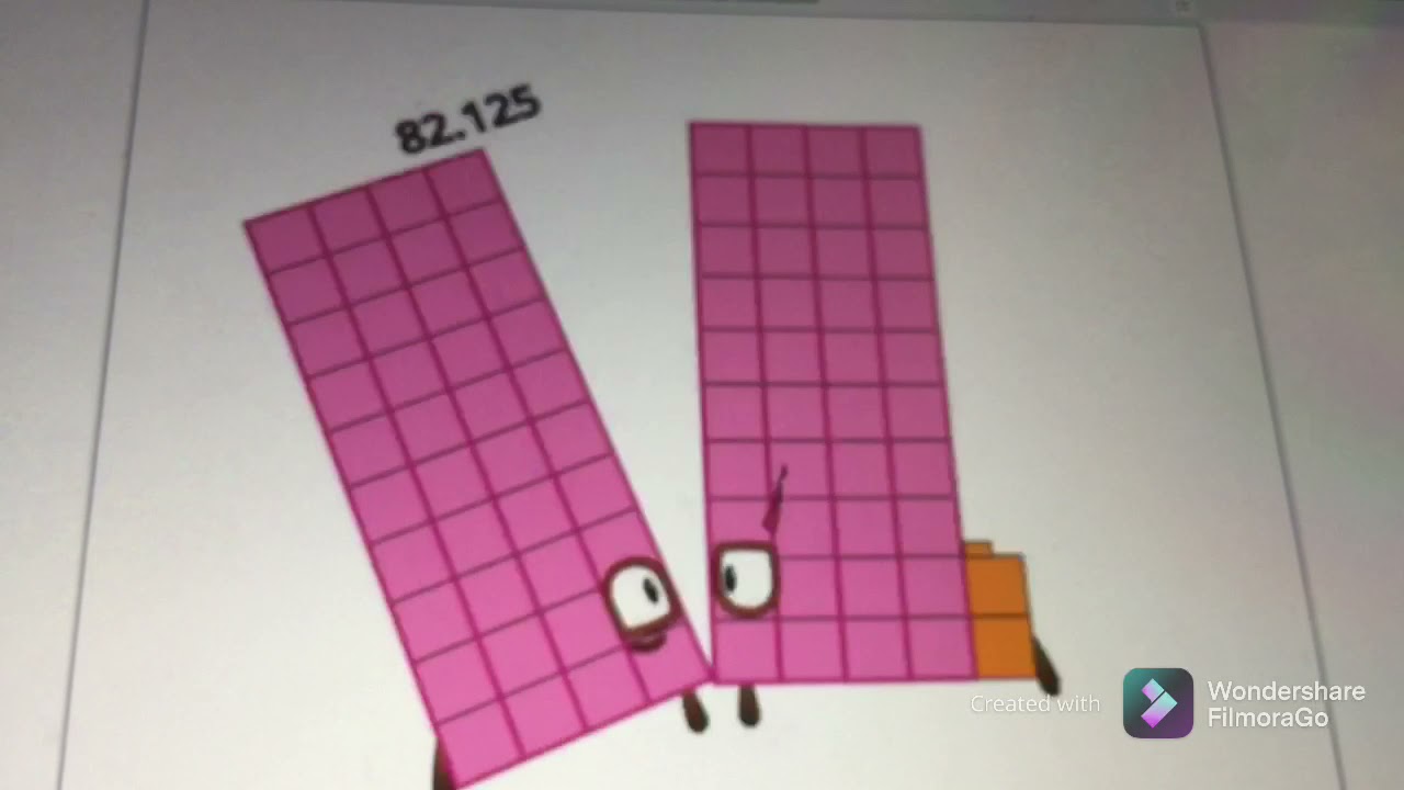 Numberblocks band eighths 65 - YouTube