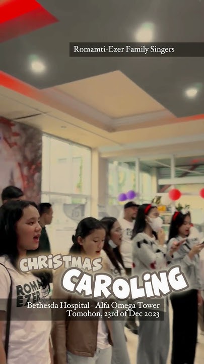 Jingle Bells Rock, Christmas Caroling 2023 - Romamti Ezer Family ...