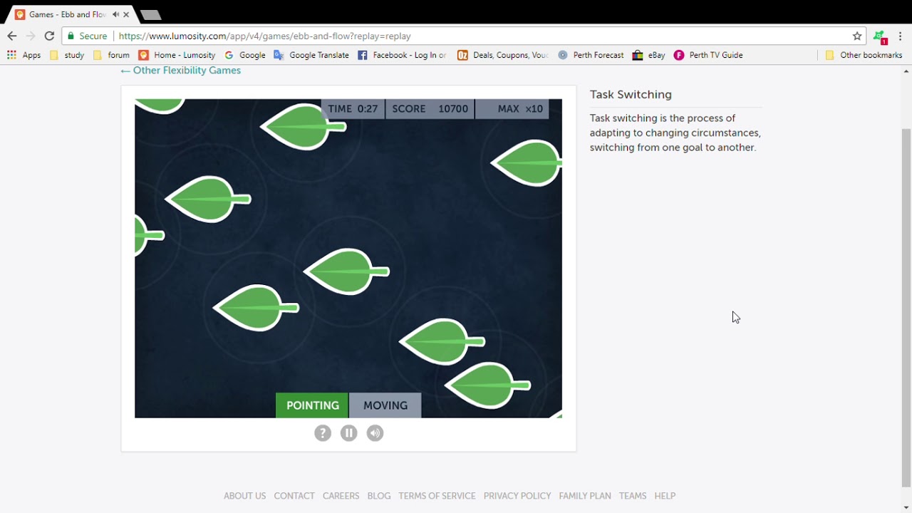 Lumosity - Ebb and Flow - 28300 Score - Brain Games 2017 - YouTube