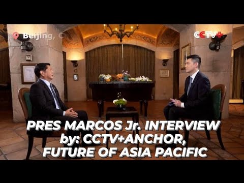 PRES MARCOS Jr. INTERVIEW By:CCTV+ ANCHOR. WOW! QA MATALINO!. - YouTube