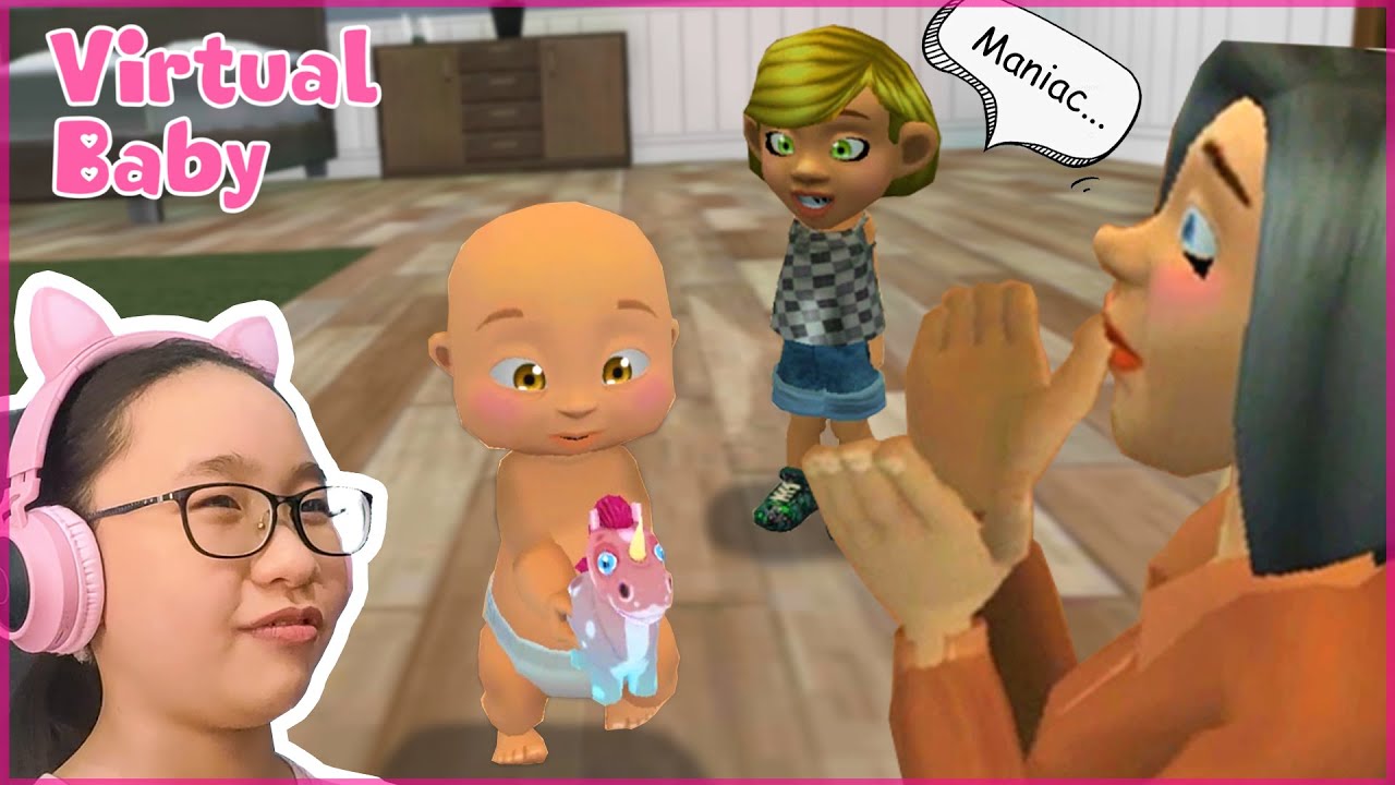 Virtual Baby? I play as a BABY and My sister HATES ME... - YouTube