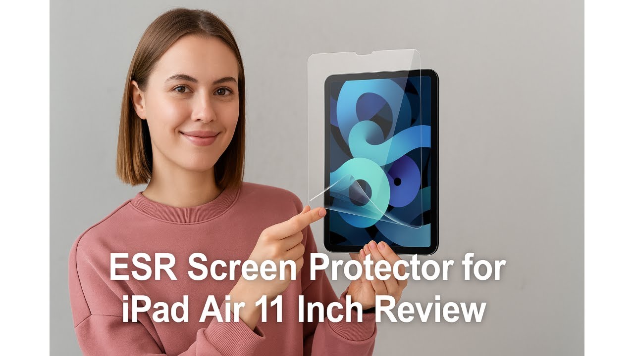 📱 ESR Screen Protector for iPad Air 11 Inch Review 🛡️ - YouTube