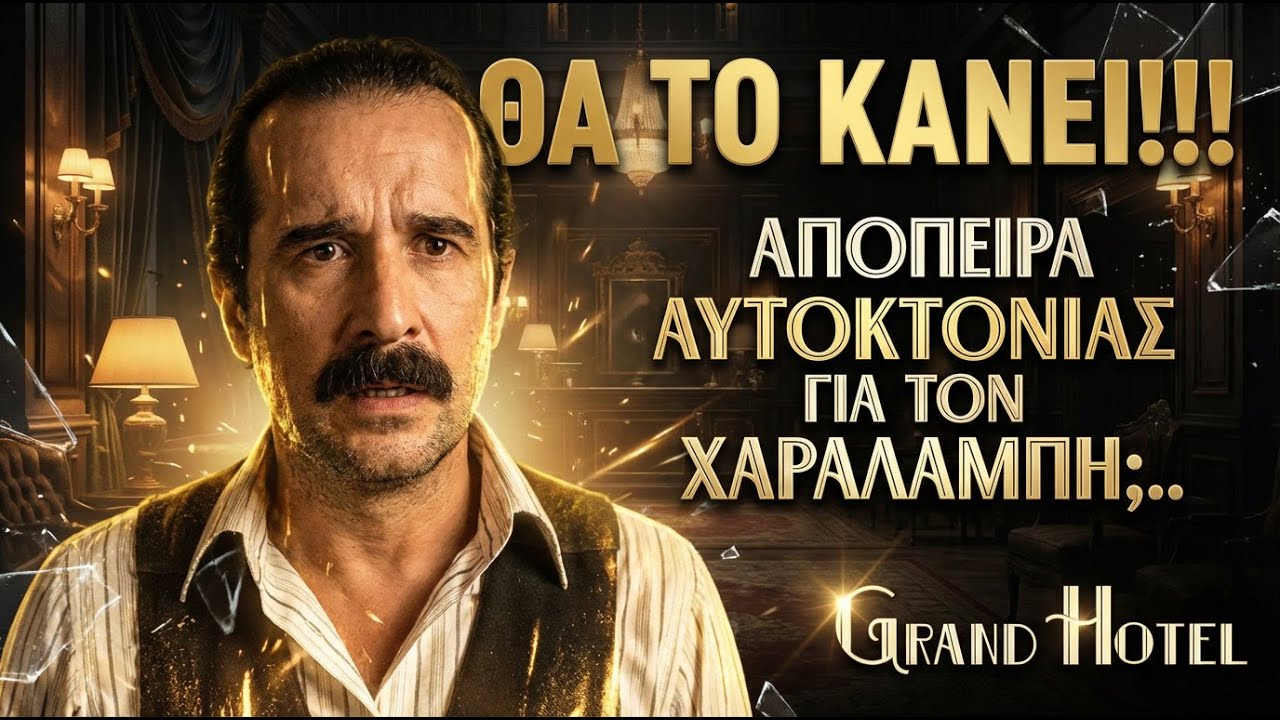 Grand Hotel - ΑΠΟΠΕΙΡΑ ΑΥΤΟΚΤΟΝΙΑΣ ΓΙΑ ΤΟΝ ΧΑΡΑΛΑΜΠΗ; ΤΟΝ ΔΙΩΧΝΟΥΝ ...