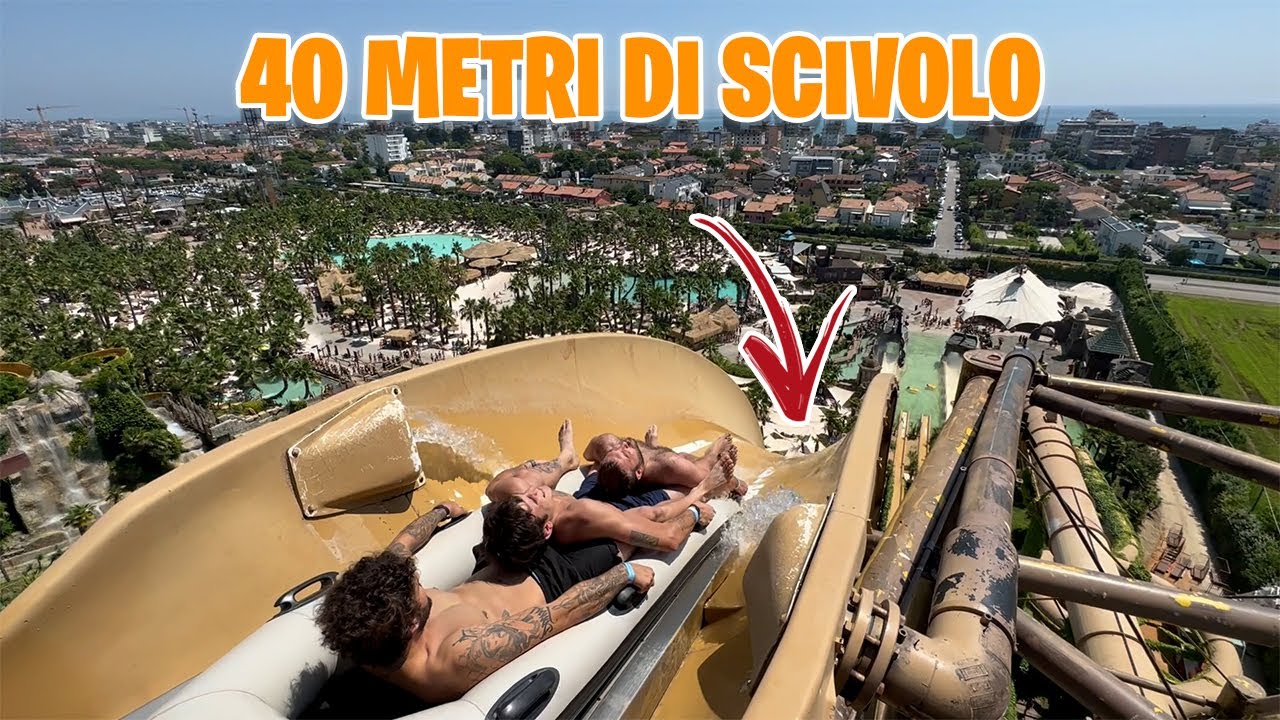 FACCIO LO SCIVOLO ACQUATICO PIU ALTO D' EUROPA!! | VLOG - YouTube